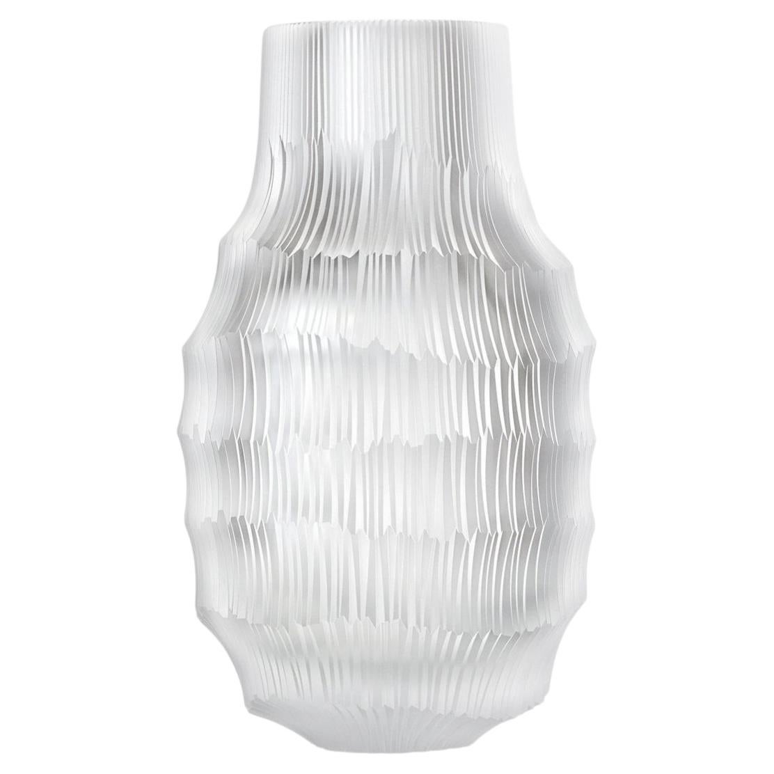 Rückl Hand-Cut Crystal Vase 'Rei' by Kateřina Handlová, Czech Design ...