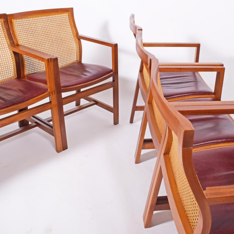 Rud Thygesen and Johnny Sorensen Six Armchairs for Botium at 1stDibs
