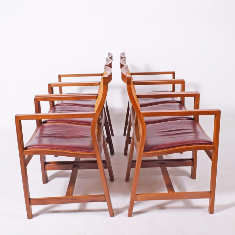 Rud Thygesen and Johnny Sorensen Six Armchairs for Botium at 1stDibs