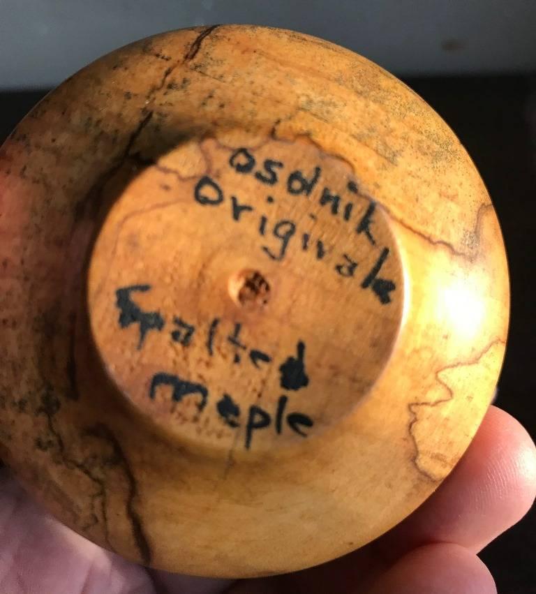 Rude Osolnik Rare Pale Wood Turned Vessel / Vase at 1stDibs