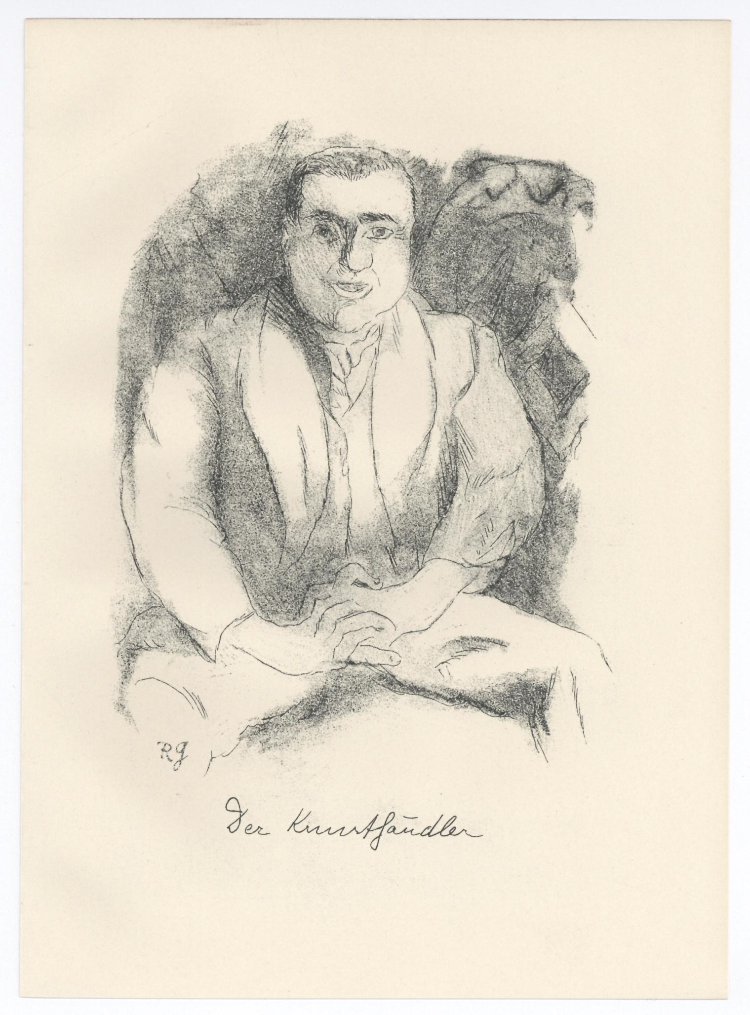 Rudolf Grossmann - "Der Kunstfreund" original lithograph For Sale at ...