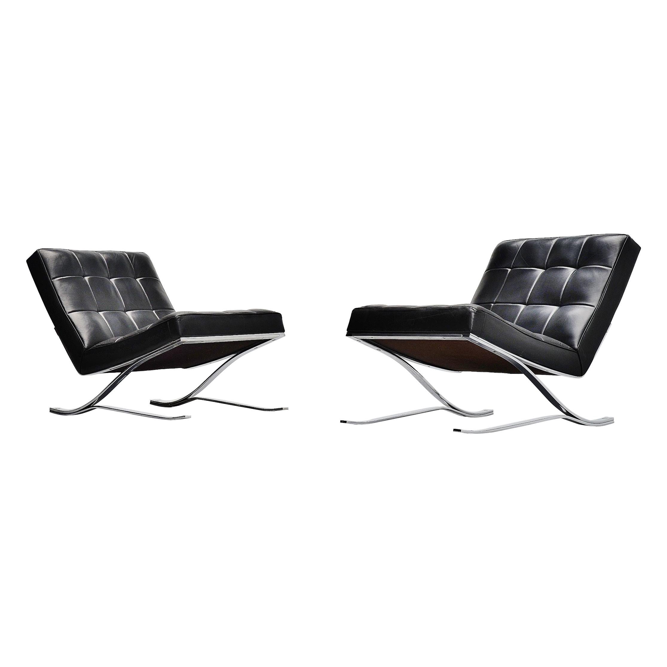 Rudolf Horn Konferstar Lounge Chairs Röhl, Germany, 1964 at 1stDibs