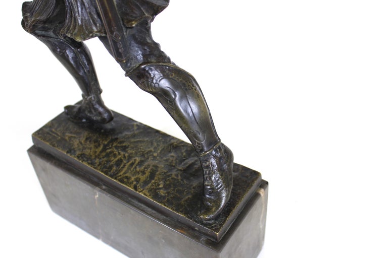 Rudolf Kuchler Austrian Medieval Revival Bronze Knight Sculpture For ...