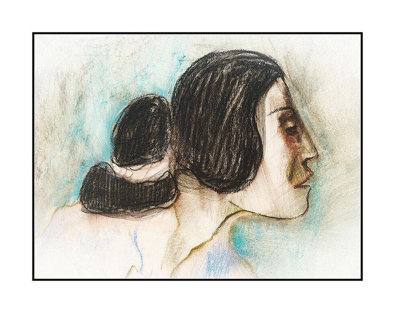 Rudolph Carl Gorman - R.C. Gorman Original Oil Painting Pastel Signed ...