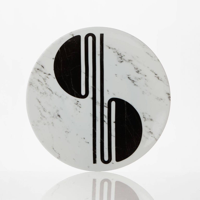 Box of 6 Diner Porcelain Plates Collection Rue de Paradis For Sale at ...