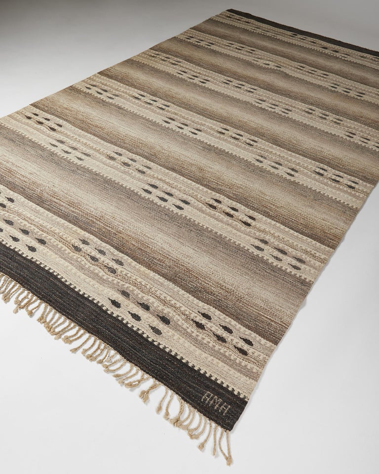Rug Designed by Anna Maria Hoke, Sweden, 1950 For Sale at 1stDibs