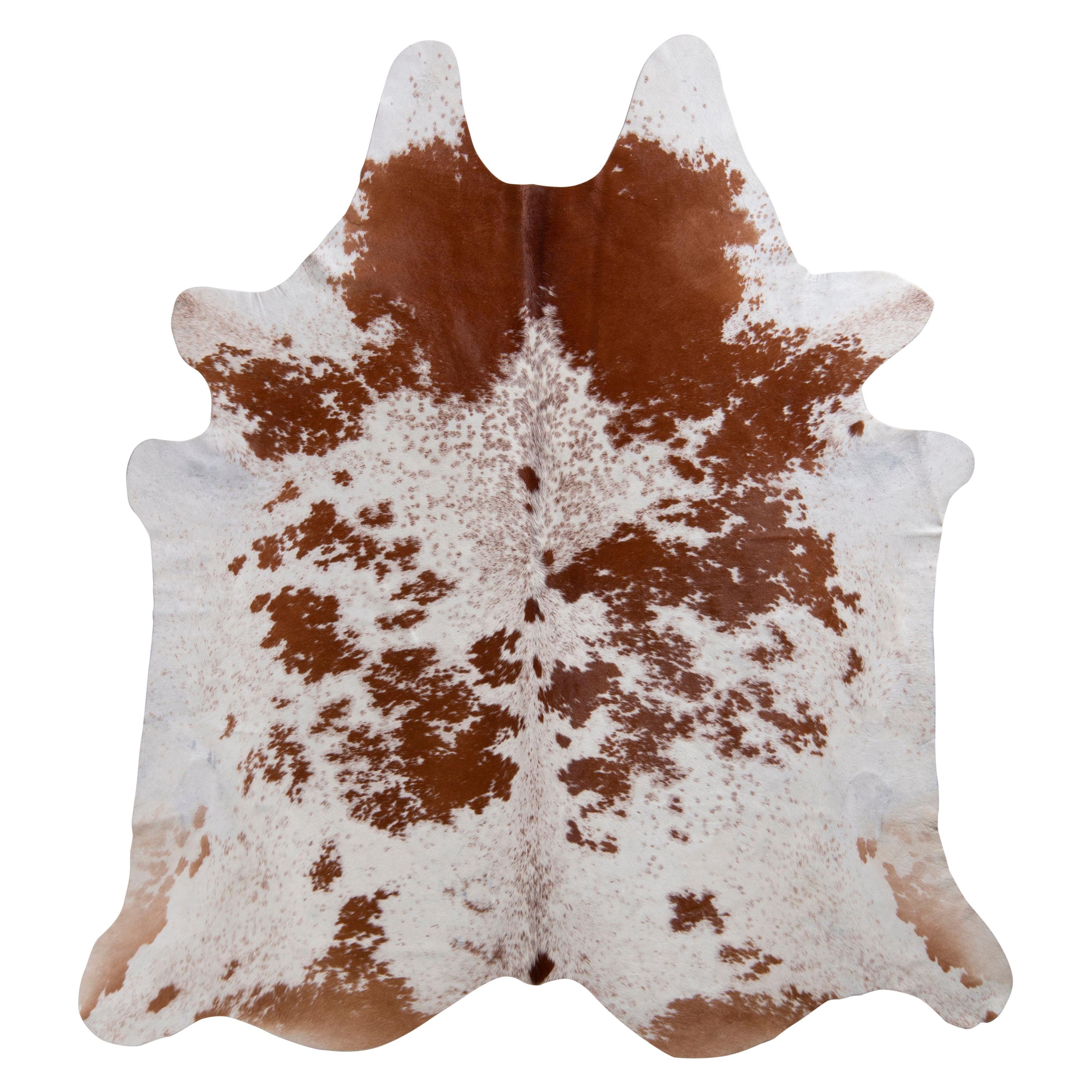 Rug and Kilim’s Contemporary Cowhide Rug in Black and White For Sale at ...