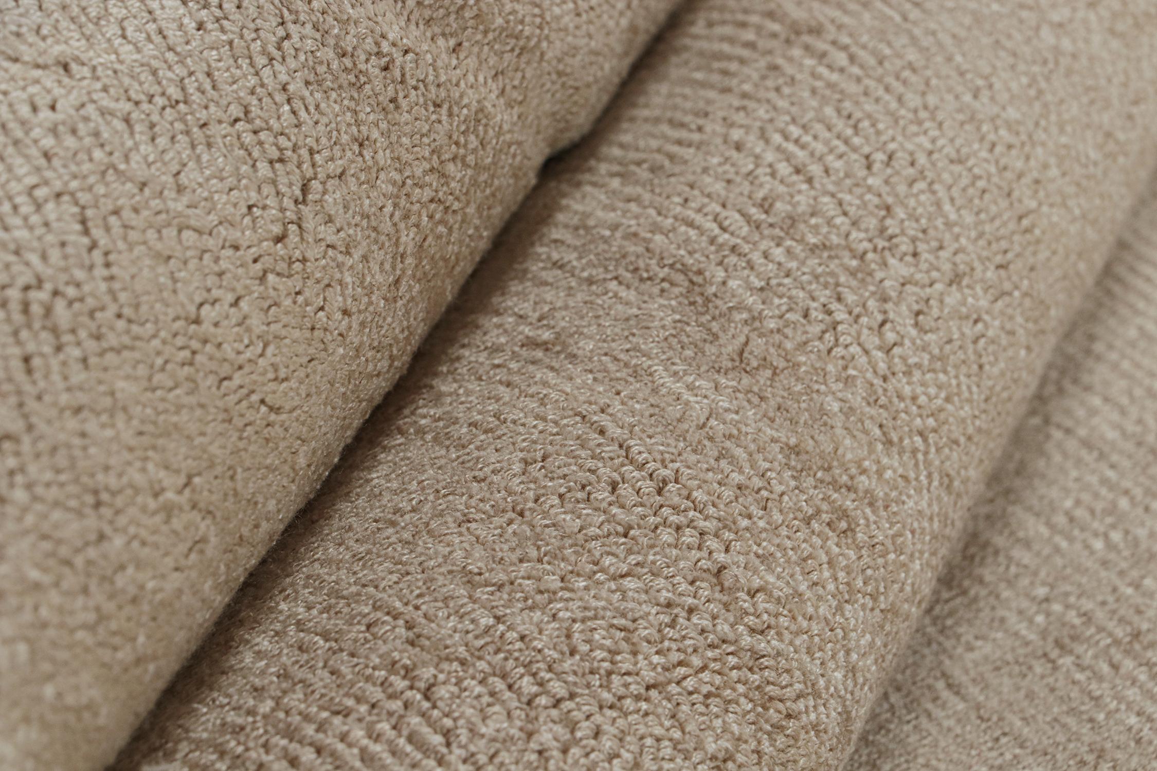 Rug and Kilim’s Modern Rug in Solid Beige For Sale at 1stDibs