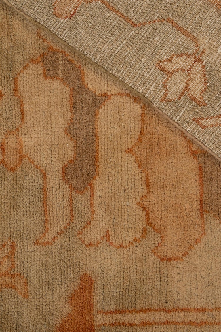 Rug and Kilim’s Persian Sultanabad Style Runner in Blue with Orange ...