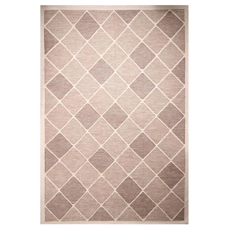 Rug and Kilim’s Scandinavian-Inspired Morocco Diamond Beige-Brown ...