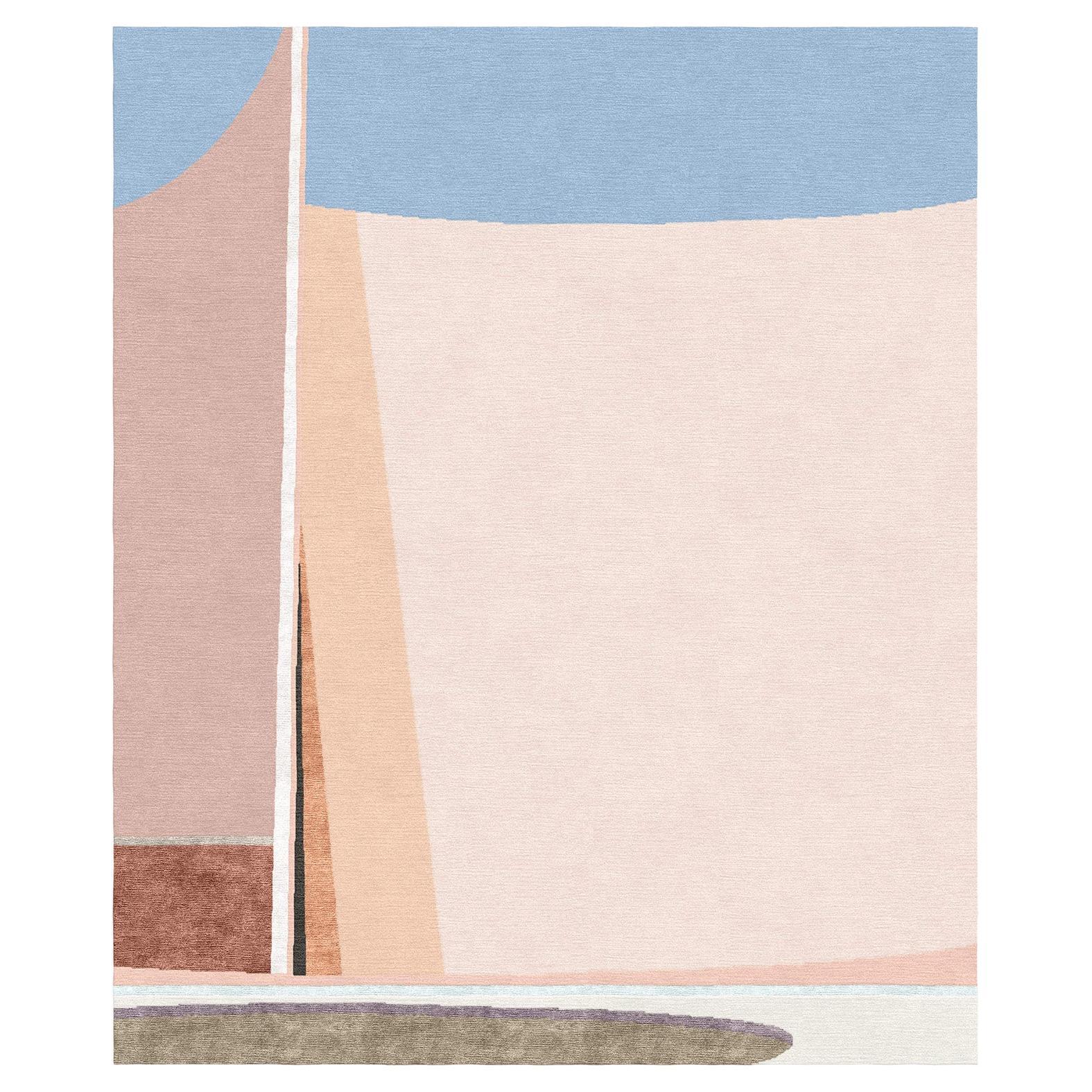 Homage to the Square Rug 'Beige/Pink/Burgundy' by Josef Albers For Sale ...