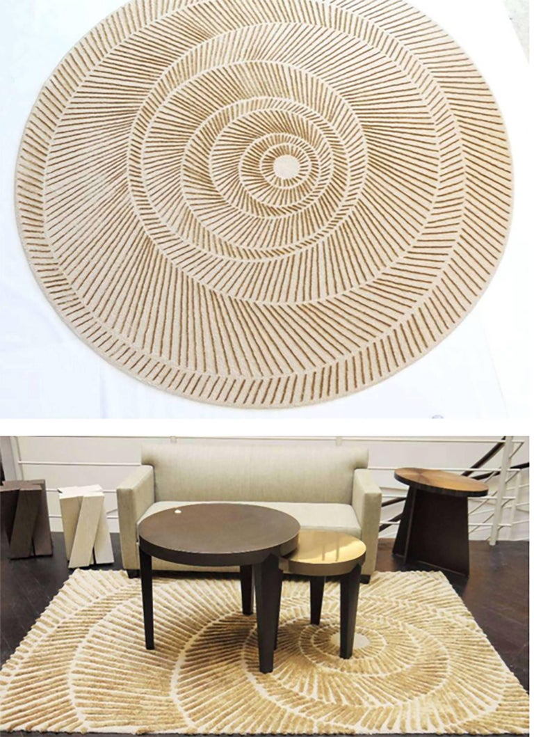 Custom Rug "Nautilus" Designed by Damien Langlois Meurinne For Sale at ...