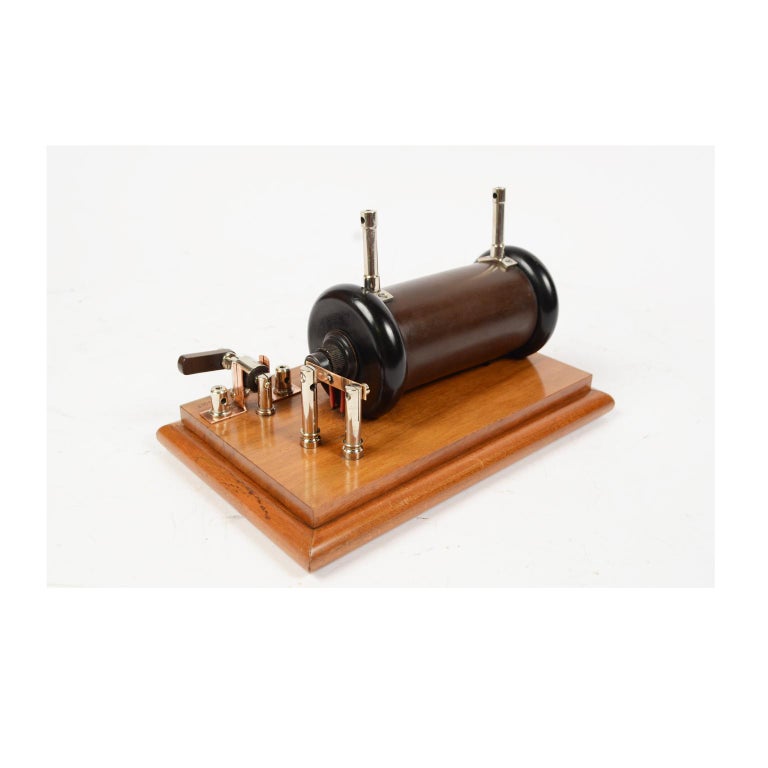 1850 Induction Spool or Ruhmkorff Spool Antique Physic Measuring ...