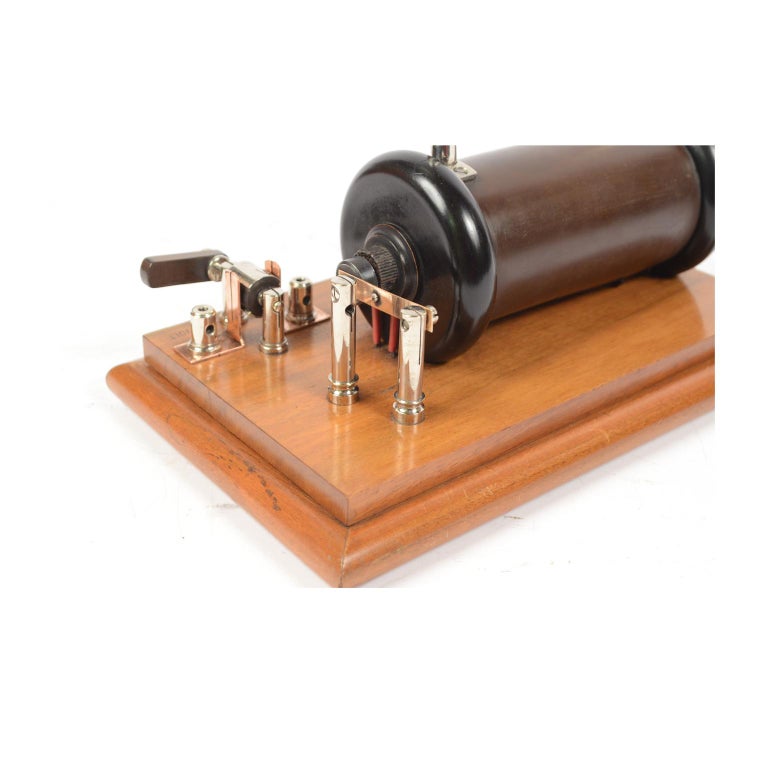 1850 Induction Spool or Ruhmkorff Spool Antique Physic Measuring ...
