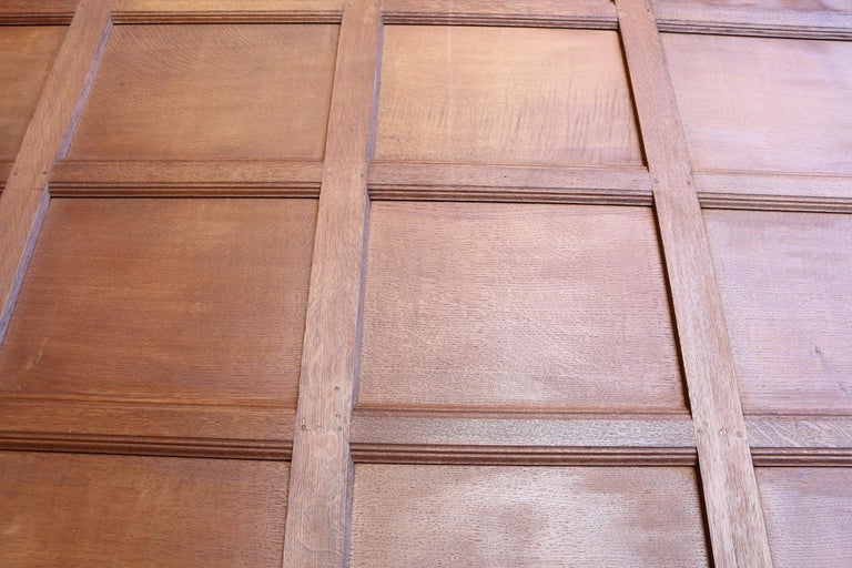 Run of English Antique Oak Wall Panelling at 1stDibs