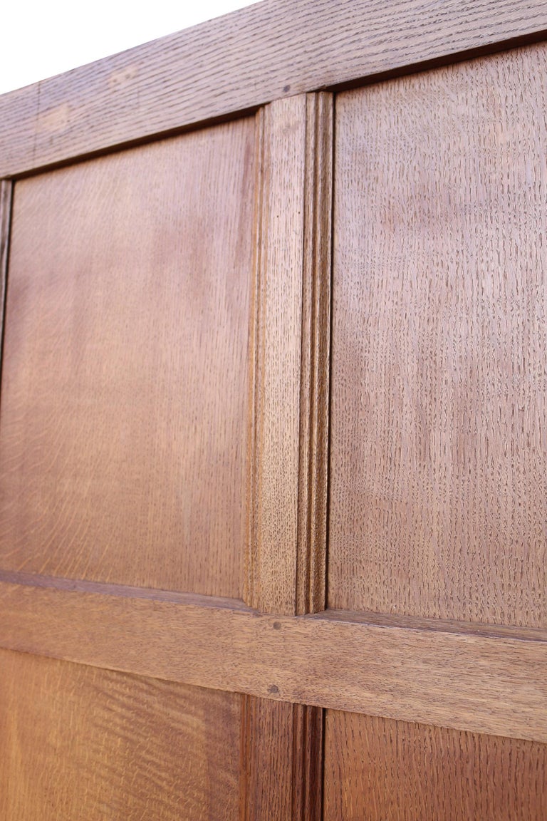 Run of English Antique Oak Wall Panelling at 1stDibs