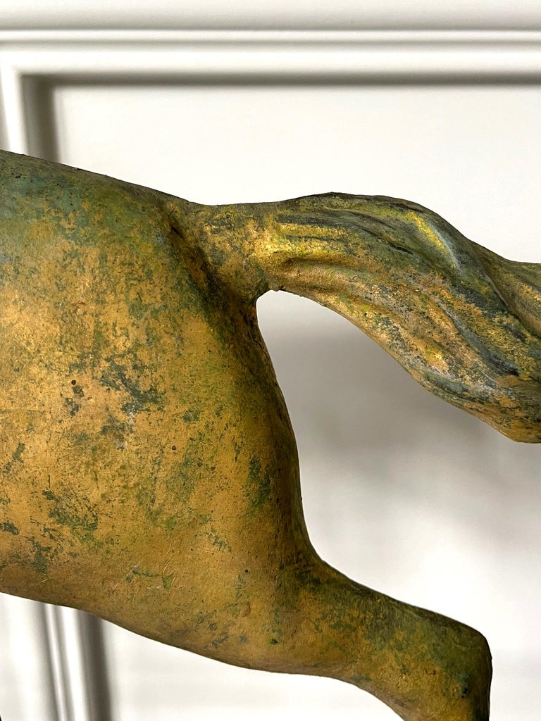 Running Horse Weathervane on Display Stand For Sale at 1stDibs ...