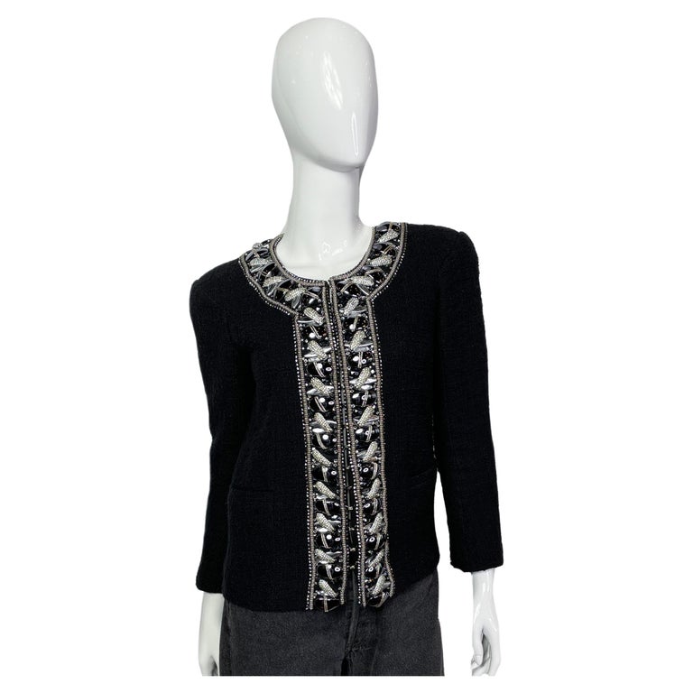 Runway Balmain Crystals And Faux Pearls Embellished Jacket, 2009 Spring ...