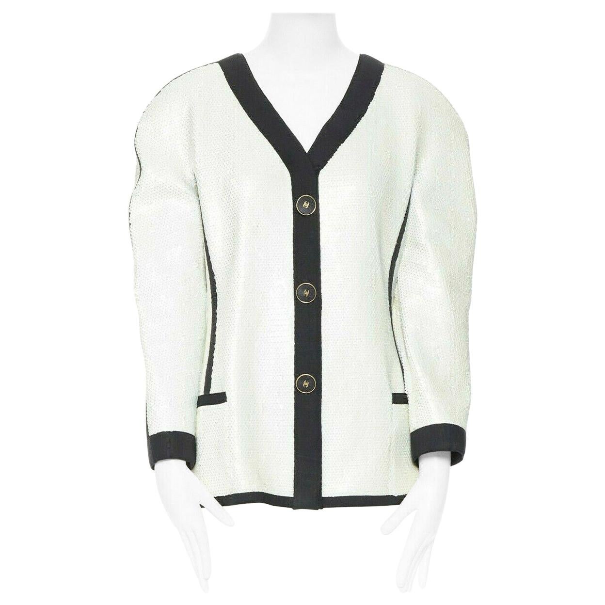 2013 Chanel Light Blue Tweed and Ruffles Jacket at 1stDibs