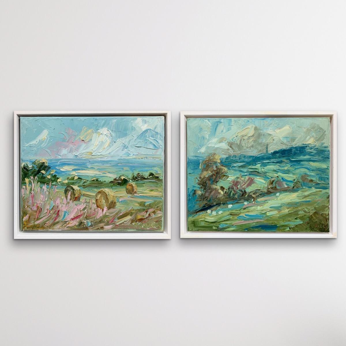 Rupert Aker - Burford from Burrington II and Summer Bales II, Original ...