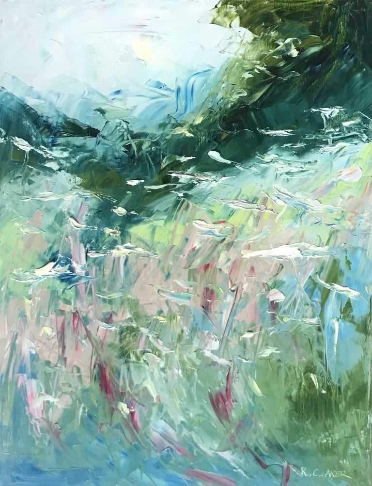 Rupert Aker - Evening Verge by Rupert Aker, Landscape painting ...