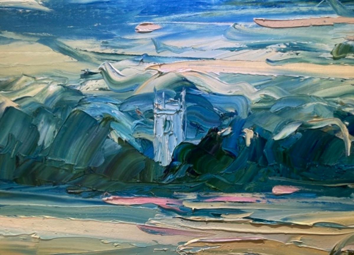 Rupert Aker - Longborough, Landscape art, Oil painting, Cotswold ...