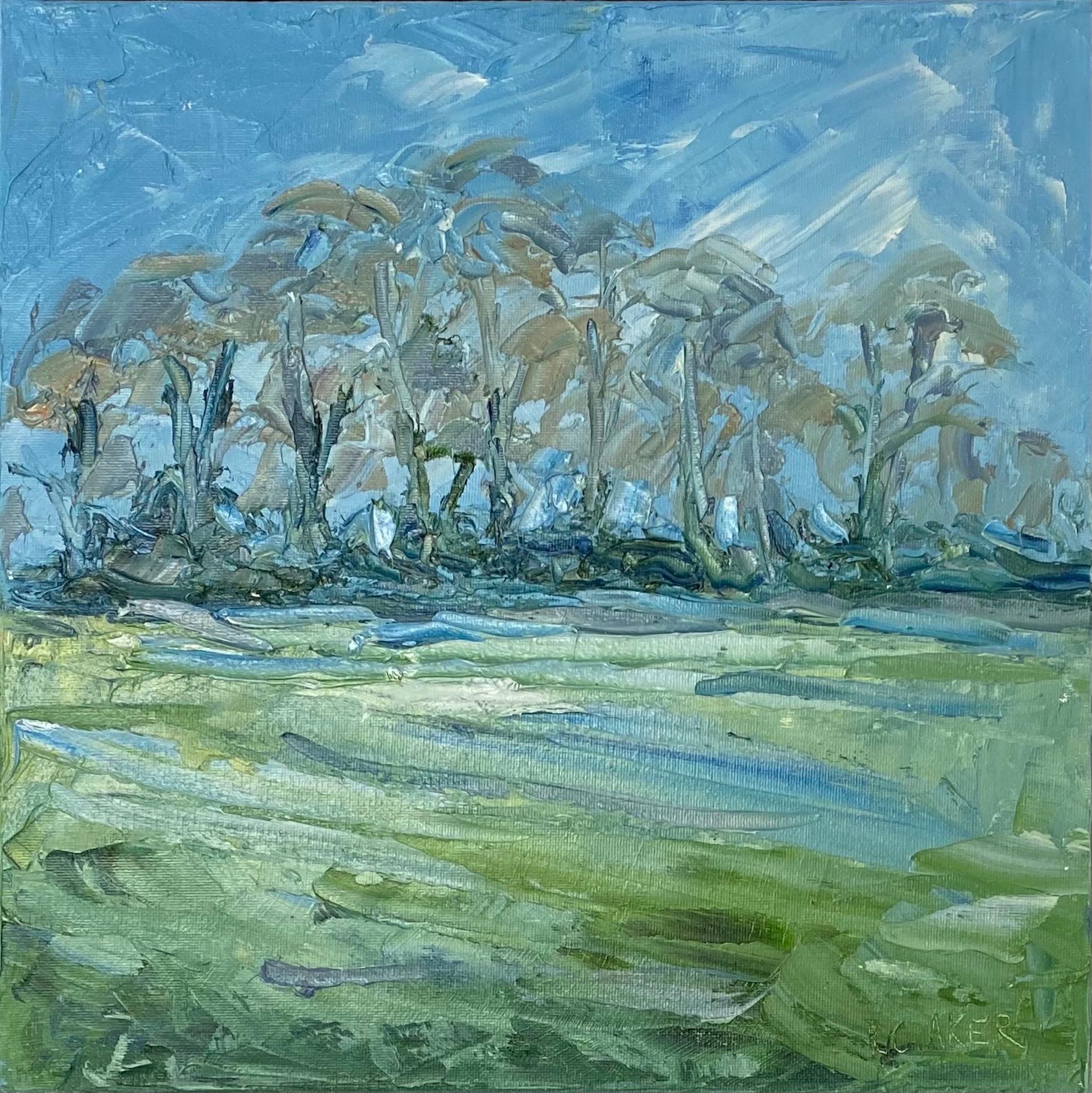 Rupert Aker - Rupert Aker, Ash Trees, Winter, Landscape Art, Affordable ...