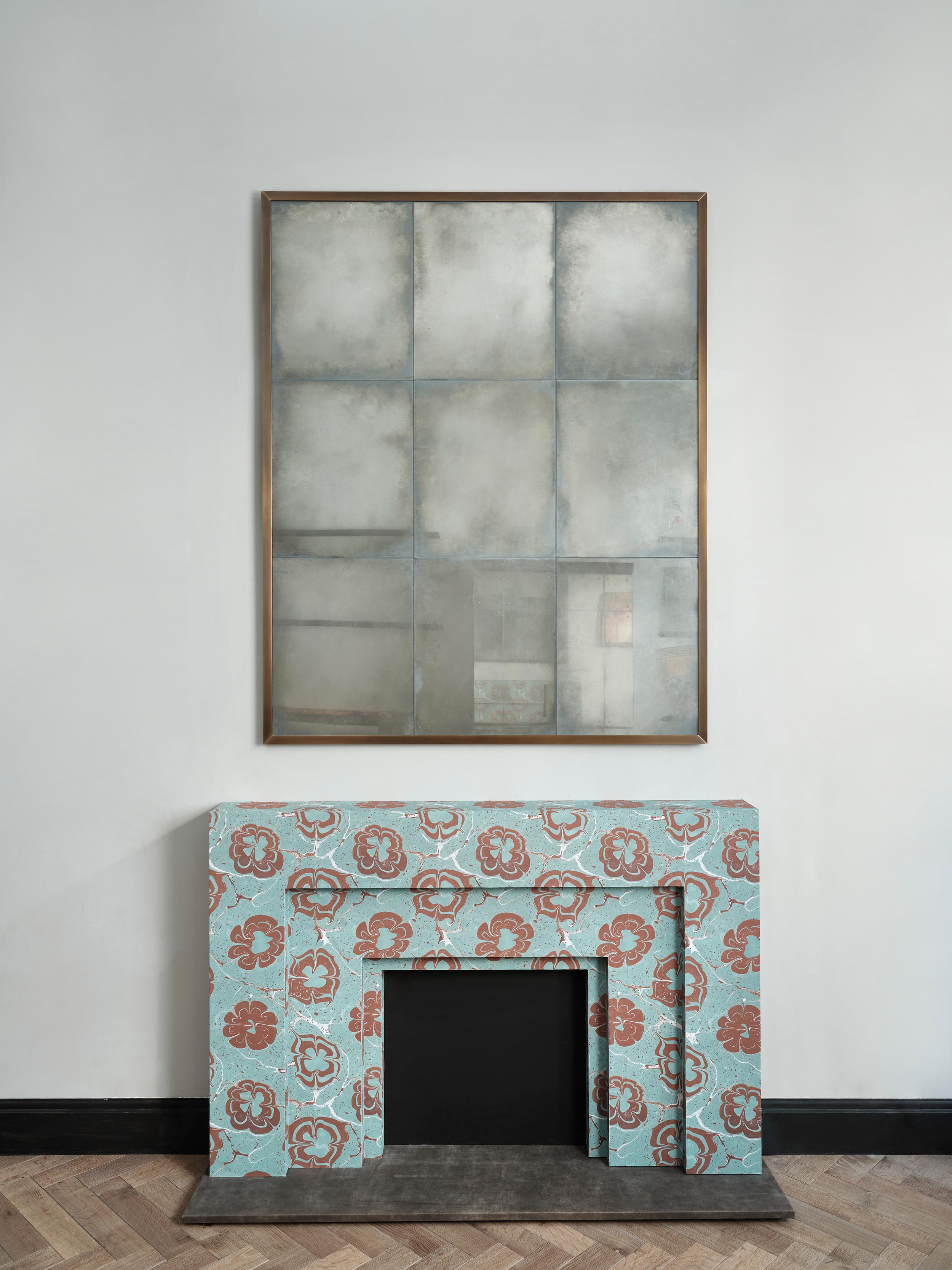 Rupert Bevan Braque overmantel mirror - small For Sale at 1stDibs