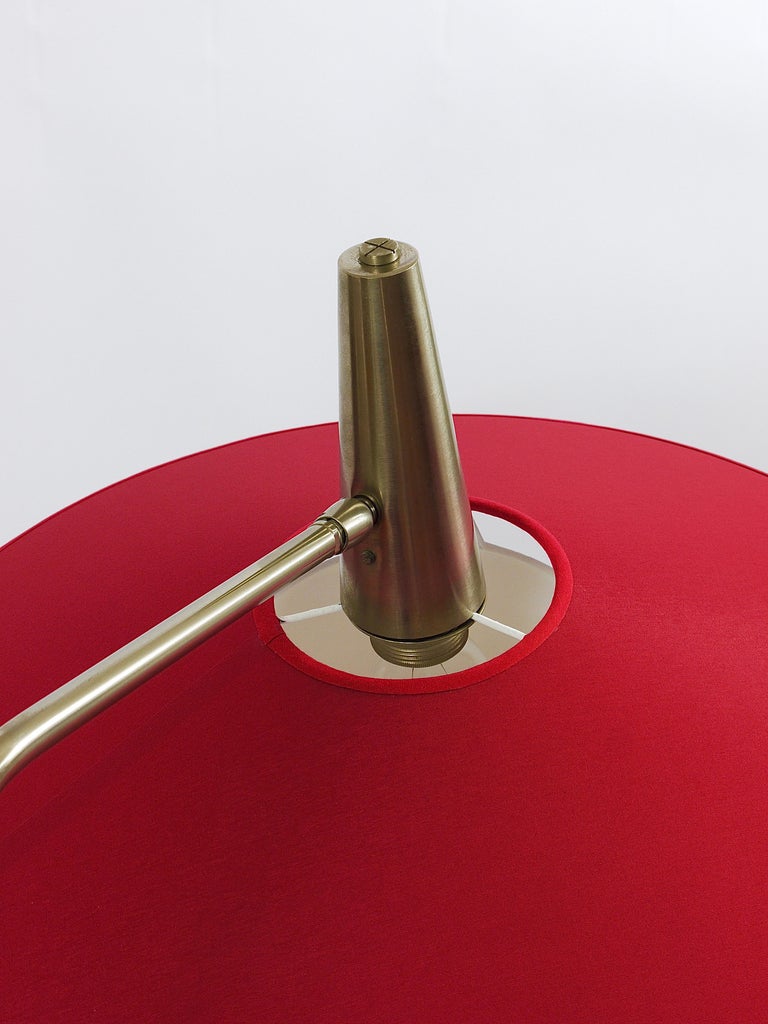 Rupert Nikoll Articulating Counterweight Midcentury Floor Lamp, Nickel ...