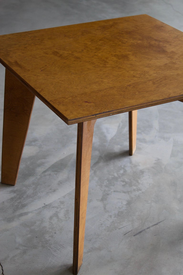 Rupert Schilert, Functionalist Table, Plywood, Artists Studio, Illnois ...