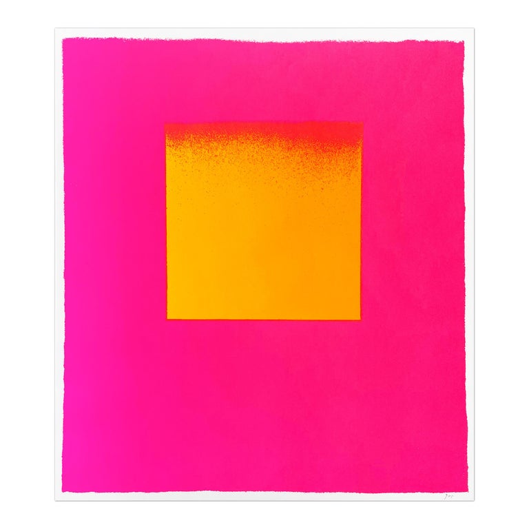 Rupprecht Geiger - Luminous Red and Yellow, Abstract Art, Minimalism ...