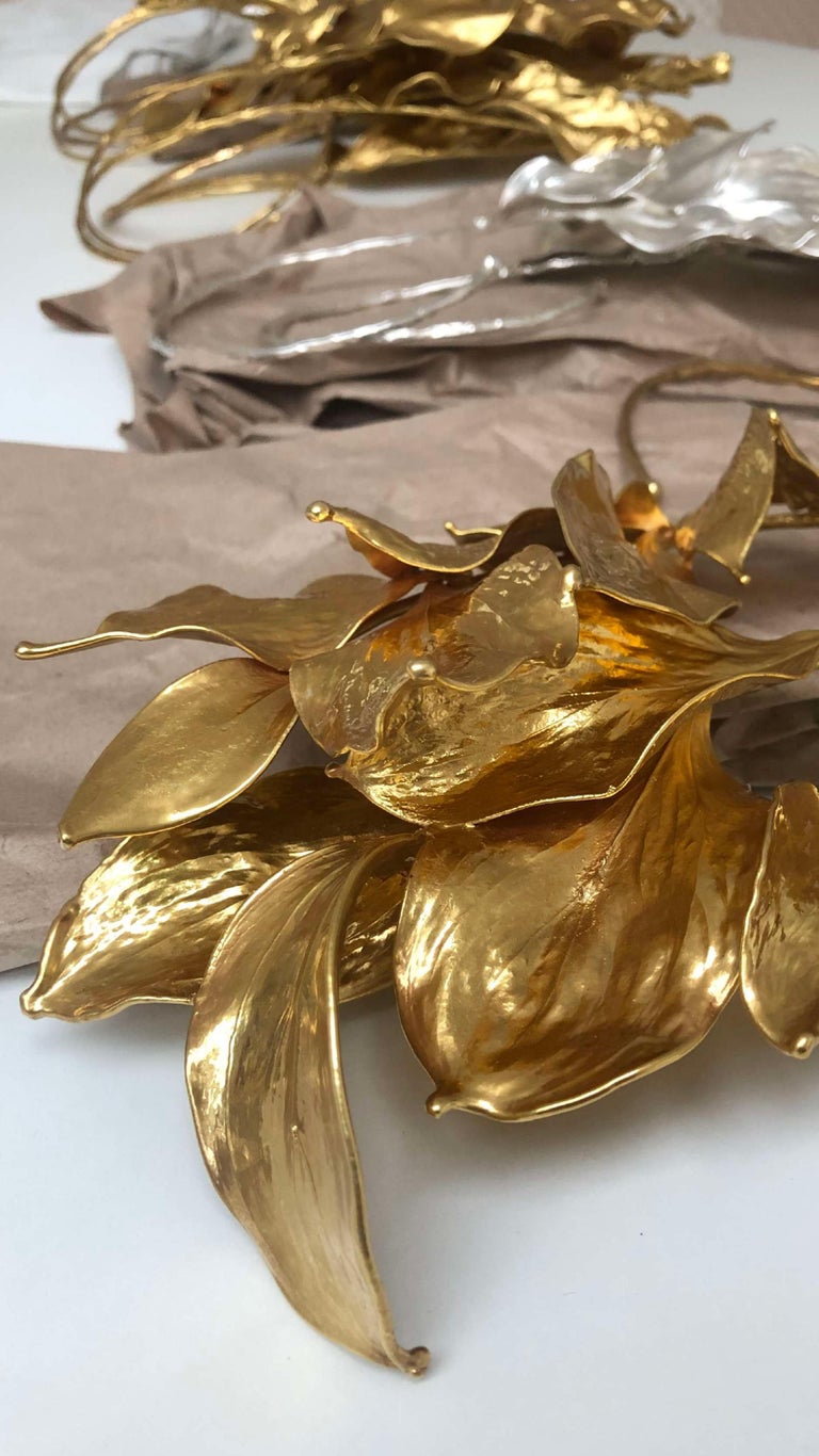 Ruscus 1000 Sterling Silver Plated Rusco Choker For Sale at 1stDibs