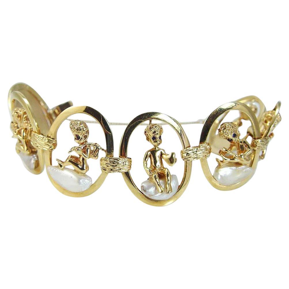 William Ruser Gold and Diamond Bracelet For Sale at 1stDibs | quavo ...