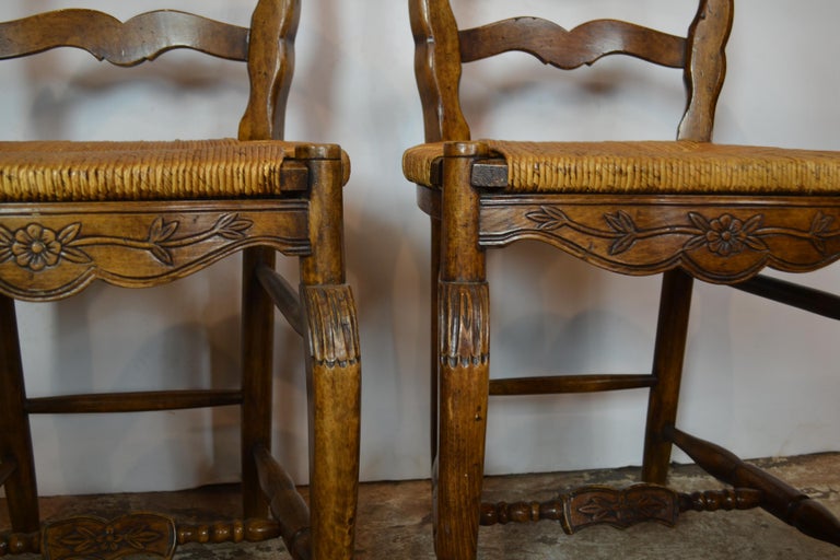 Rush Seat Chairs at 1stDibs
