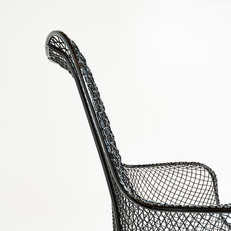 Russel Woodard Sculptura Bounce Arm Chairs, Set of Four For Sale at 1stDibs