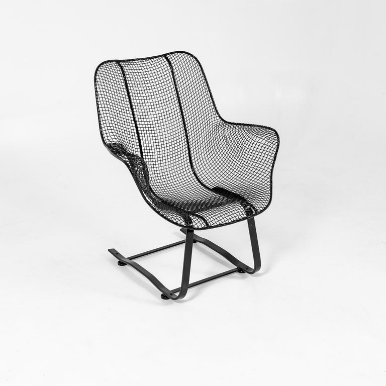 Russel Woodard Sculptura Bounce Arm Chairs, Set of Four For Sale at 1stDibs