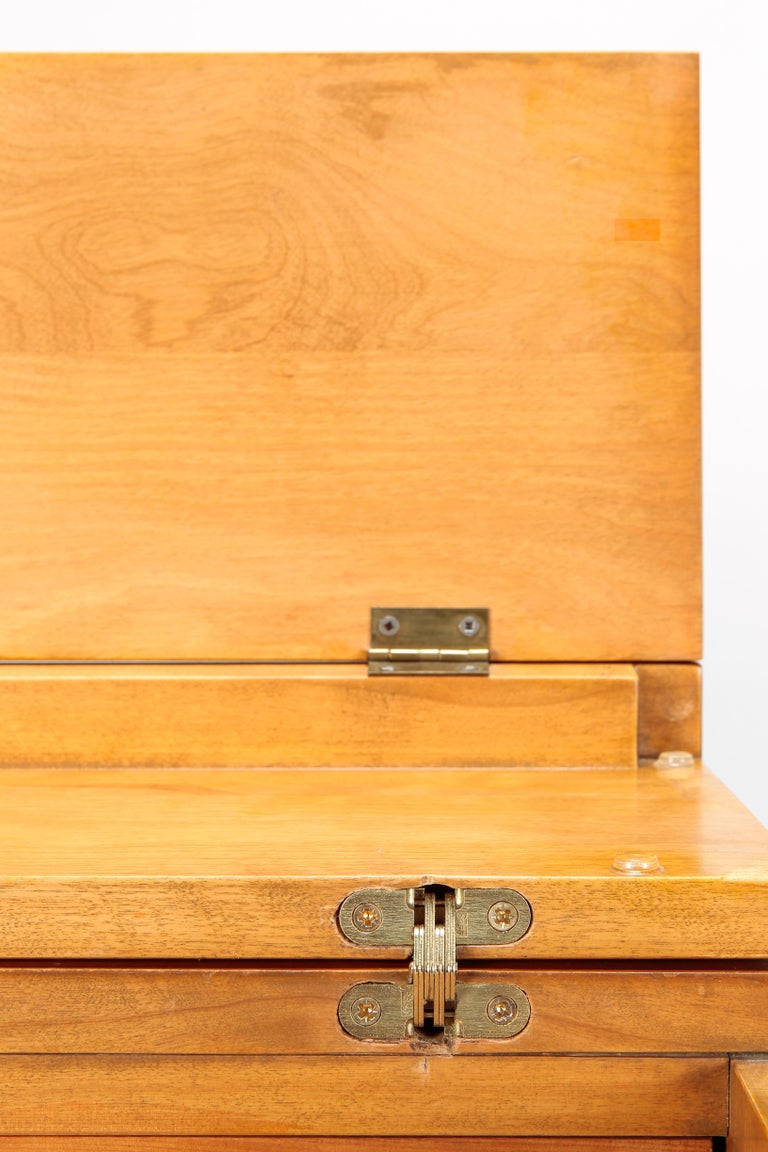Attributed to Russel Wright American Modern Maple Secretaire Snyders ...