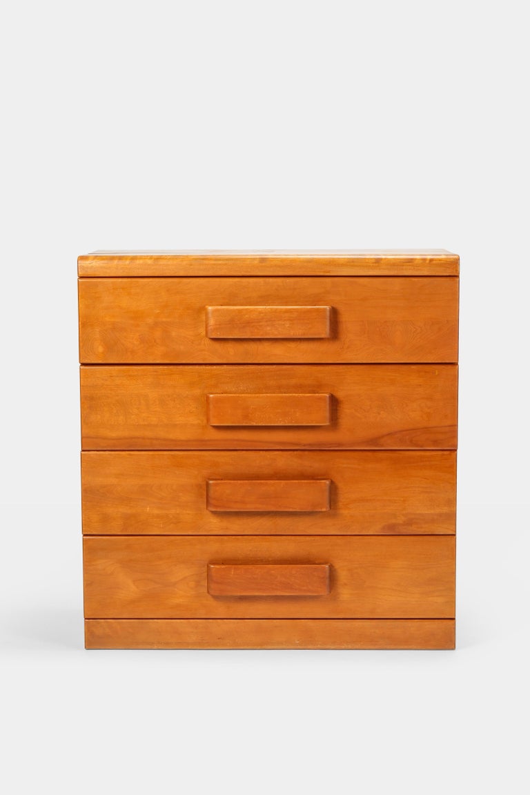 Attributed to Russel Wright American Modern Maple Secretaire Snyders ...
