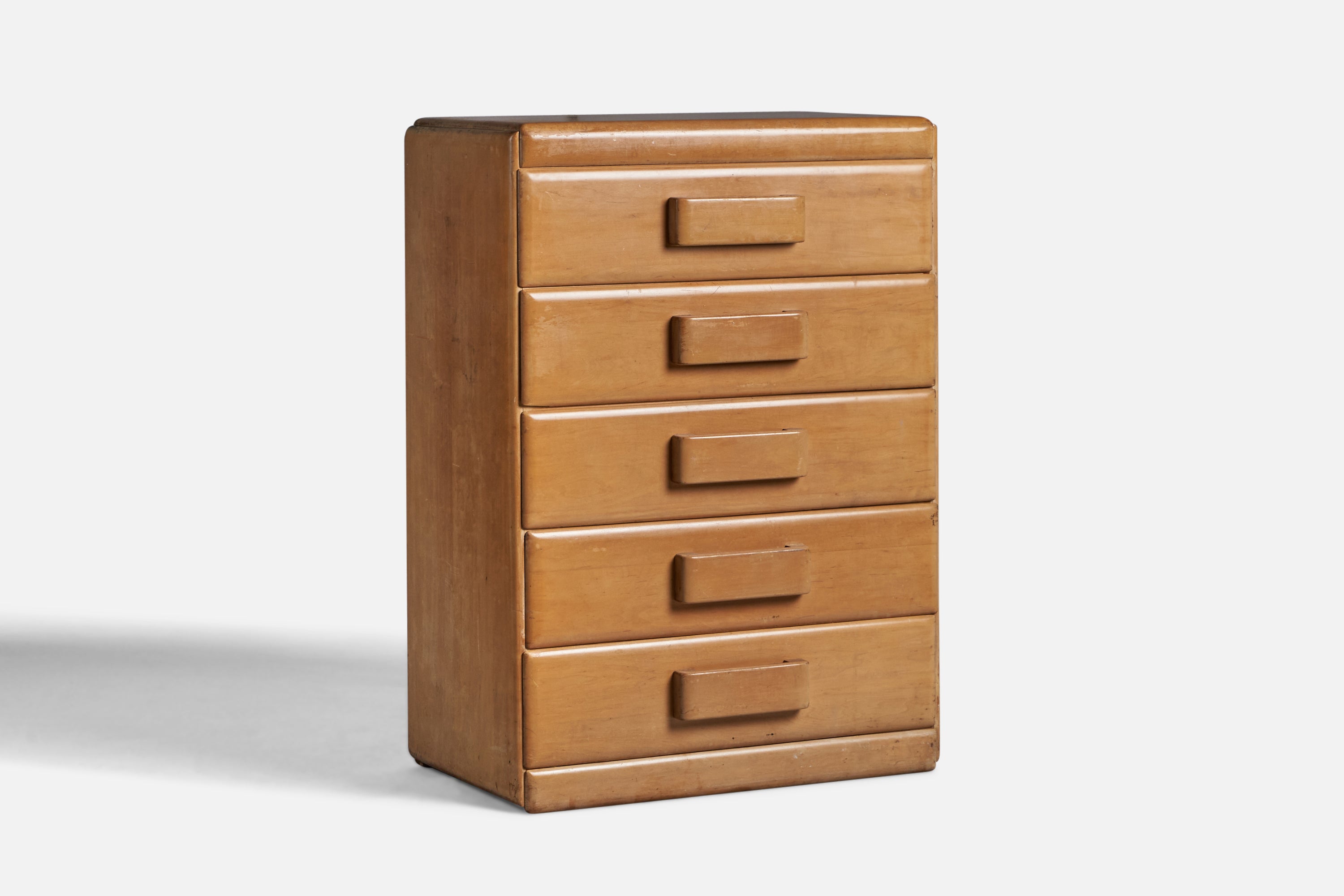 Russel Wright, Chest of Drawers, Mahogany, 1940s For Sale at 1stDibs