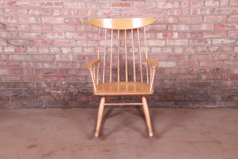 Russel Wright for Conant Ball Solid Birch Rocking Chair, 1950s For Sale ...