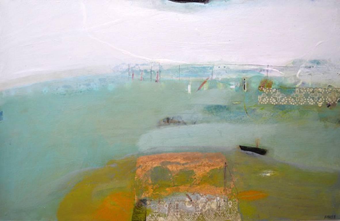 Russell Frampton - Temple Plan -contemporary abstract white and brown ...