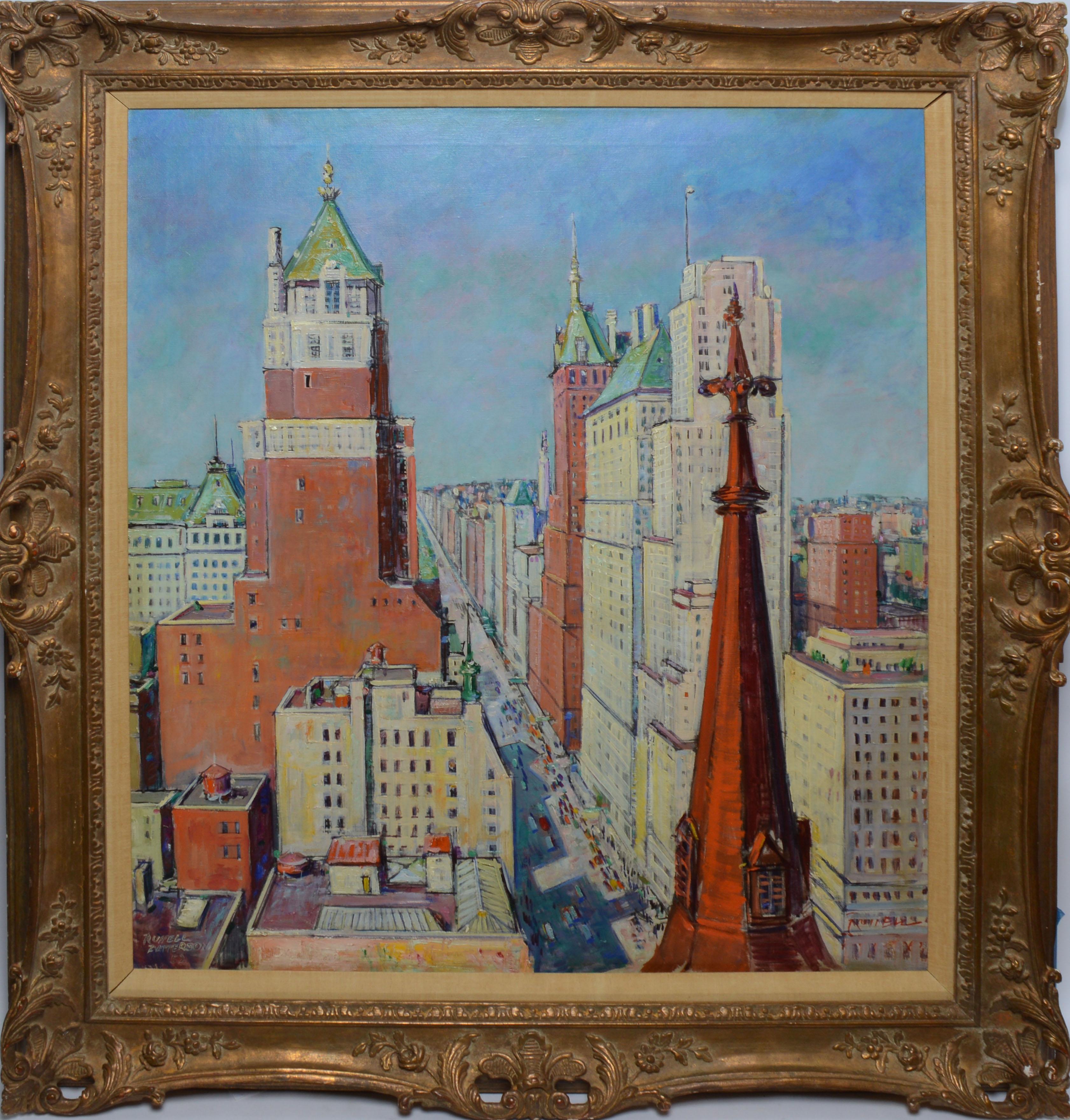 Russell Patterson - American Impressionist Oil Painting Of New York ...