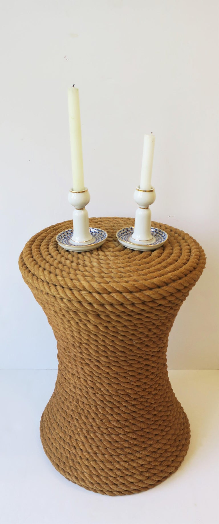 Russian Blue Gold White Porcelain Candlestick Holders by Lomonosov ...