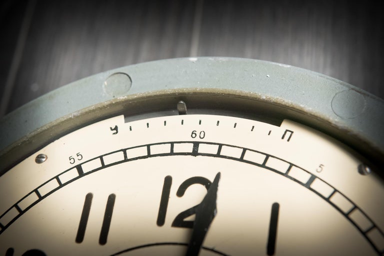 Russian Cold War Submarine Clock For Sale at 1stDibs