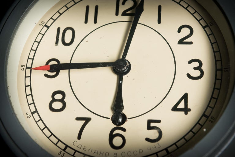 Russian Cold War Submarine Clock For Sale at 1stDibs