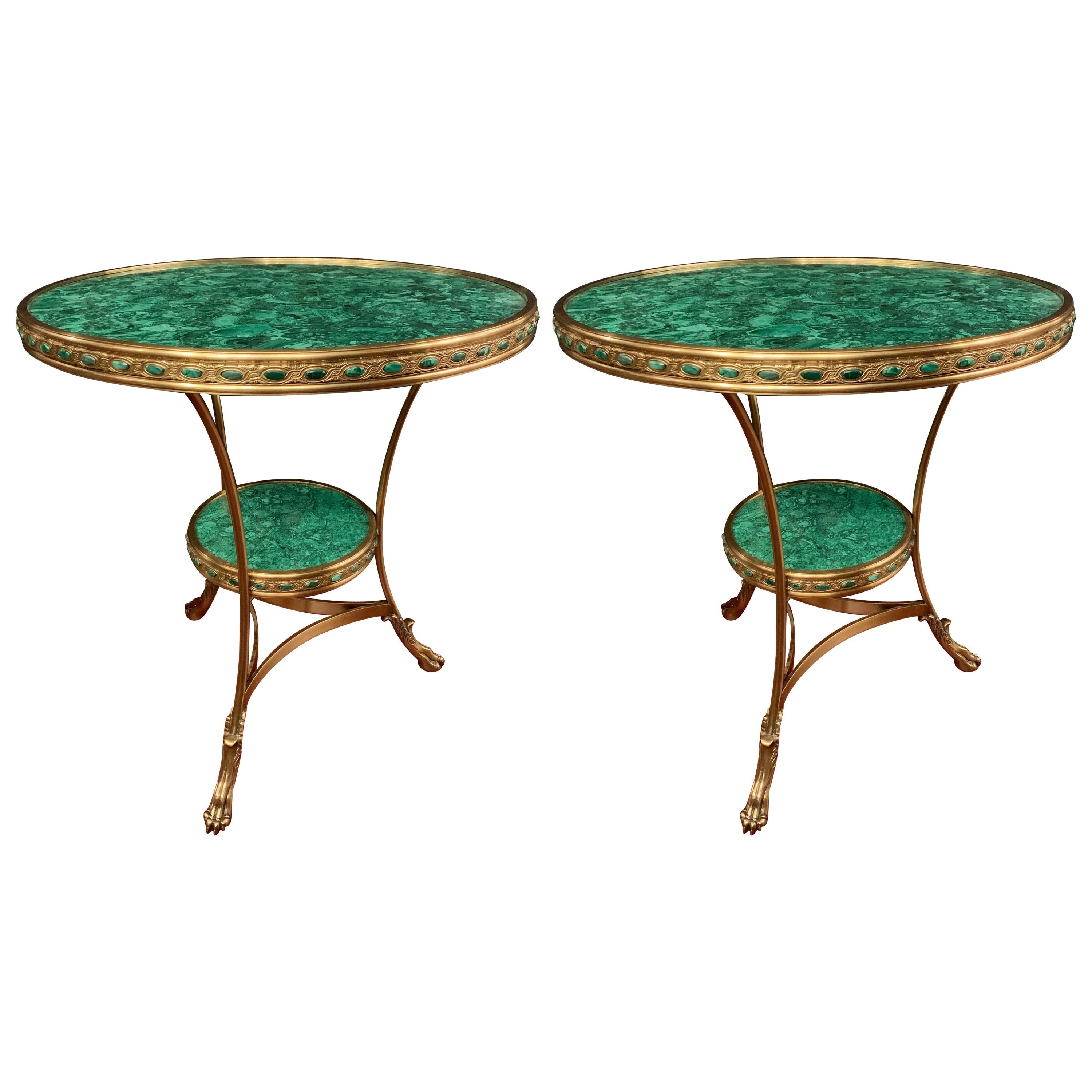 Malachite Tables - 76 For Sale at 1stdibs