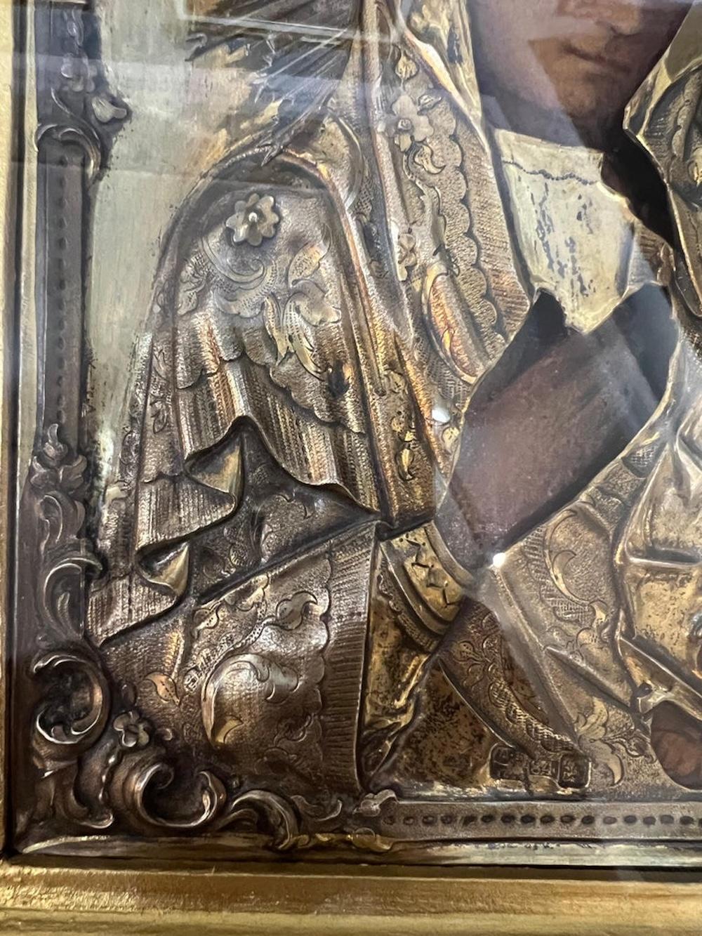 Russian Icon of Pokrov Mother of God For Sale at 1stDibs