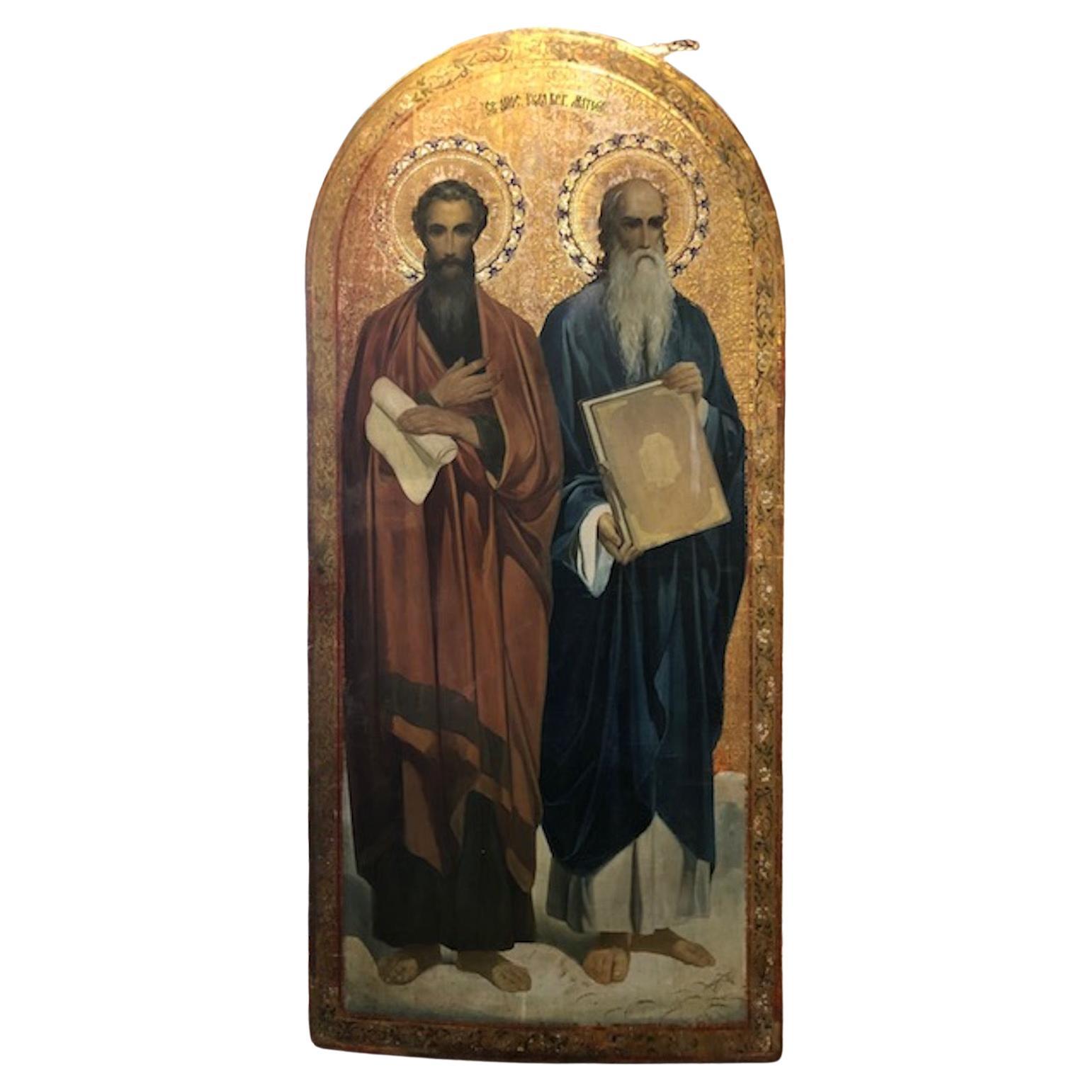 Russian Icon, Early 20th Century at 1stDibs