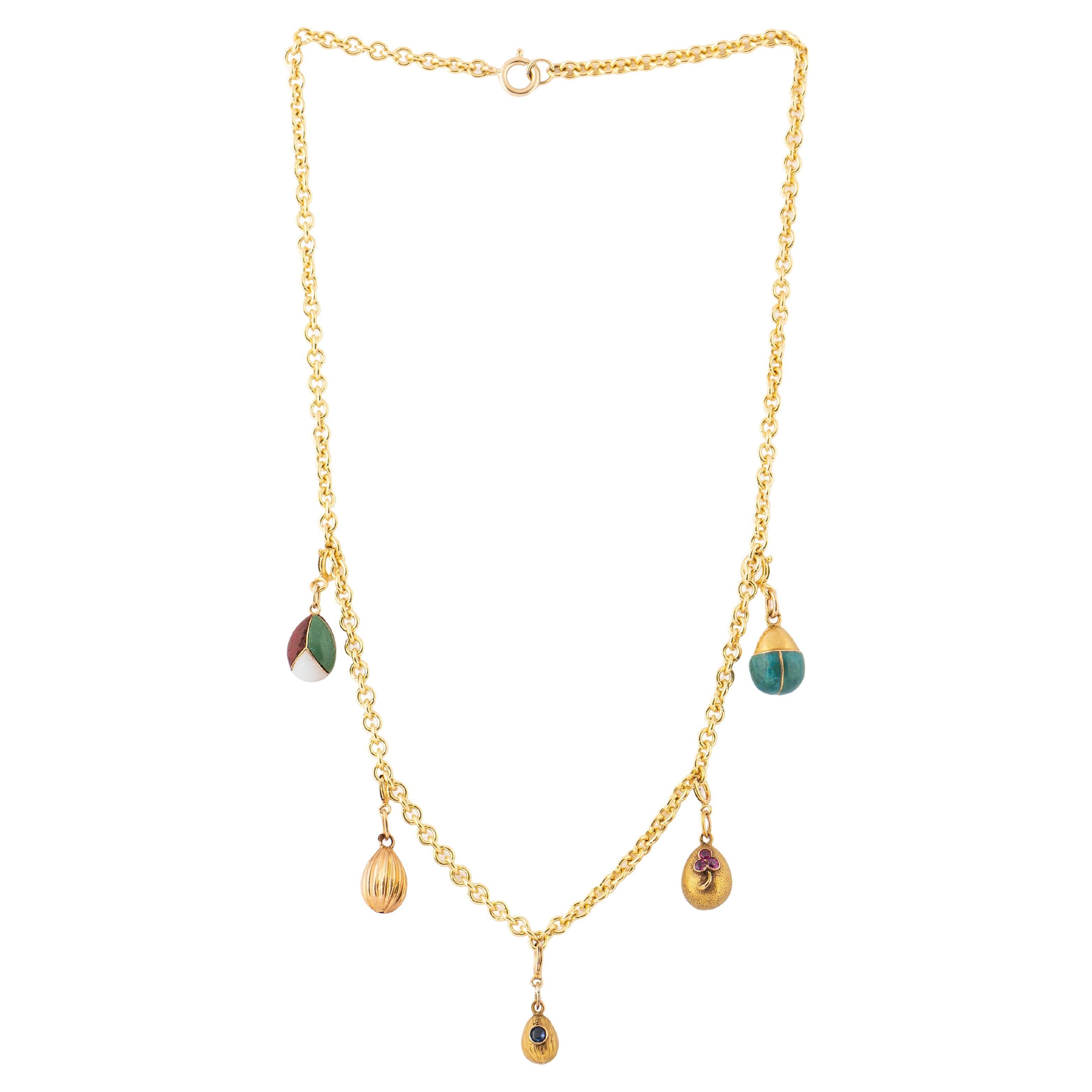 Russian Imperial-era Gold Rope Chain, circa 1900 For Sale at 1stDibs