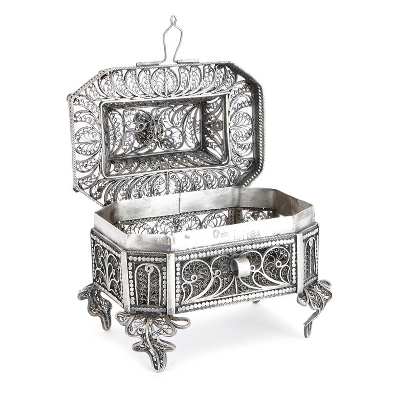 Russian Judaica Silver Besamim Spice Box at 1stDibs